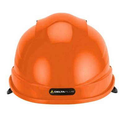 Delta Plus Quartz Rotor Ventilated Safety Work Helmet Orange (One Size)