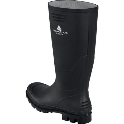 Delta Plus Stone black PVC non-safety soft-toe waterproof work ...