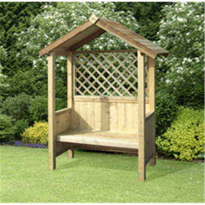 Deluxe Artemis Pressure Treated Arbour