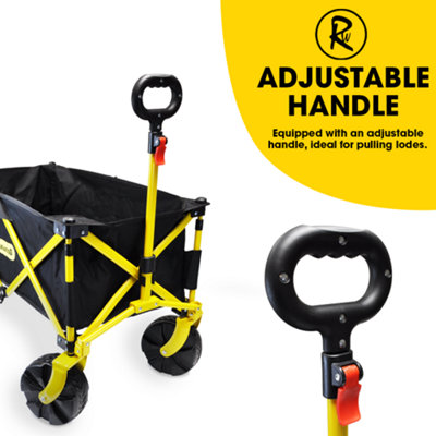 Shop Deluxe Foldable Trolley Cart Sutible for Gardens, Festivals etc