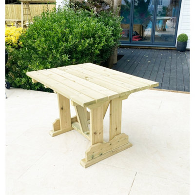 Deluxe Heavy Duty Square Table - 4 Seater