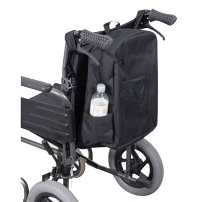 Deluxe Lined Wheelchair Bag with Multiple Compartments and Sturdy Carry ...