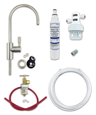 Deluxe Undersink Drinking Water Filter Kit with 1 Micron Rated ...