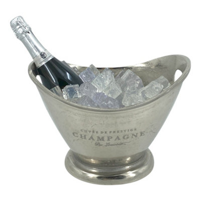 Deluxe Vintage "Cuvée de Prestige Champagne" Elegant Ice Bucket with ...
