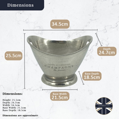 Deluxe Vintage "Cuvée de Prestige Champagne" Elegant Ice Bucket with ...