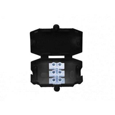 Dencon 3 Pole Connector Box Multi Colour (Black)