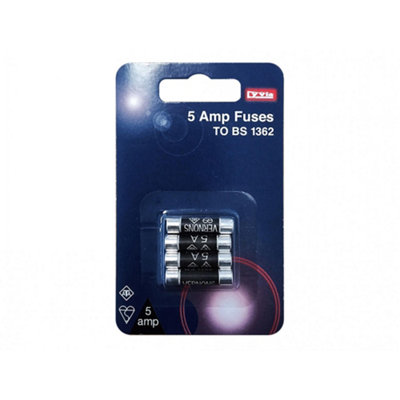 Dencon Fuses Multi Colour (5A, Pack of 4)