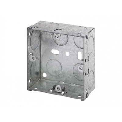 Dencon Metal Back Box Multi Colour (1-Gang 25mm)