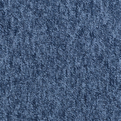 Denim - 16x Heavy duty 50 X 50cm Carpet Tiles (4m2) -5.5mm Thick, Non ...
