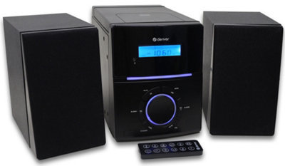 Denver MCA-240 Compact Micro HiFi System with CD, FM Radio & Alarm