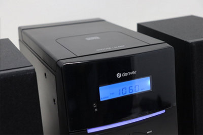 Denver MCA-240 Compact Micro HiFi System with CD, FM Radio & Alarm
