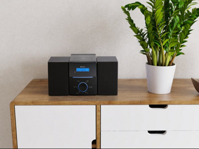 Denver MCA-240 Compact Micro HiFi System with CD, FM Radio & Alarm