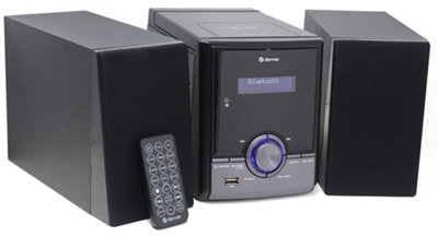 Denver MDA-285 DAB+ FM CD Micro System with Bluetooth, USB, Alarm Clock ...