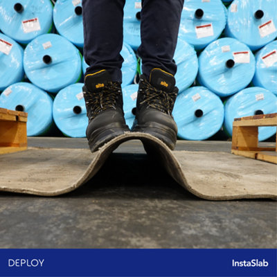 DEPLOY Concrete InstaSlab 2m x 2m ( 6ft x 6ft ) Instant Concrete ...