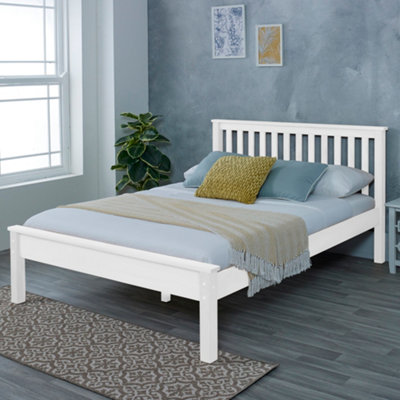 4ft white wooden bed frame store