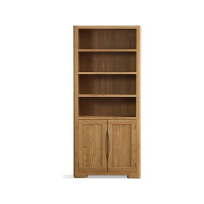 Dereham Solid Oak Tall Bookcase