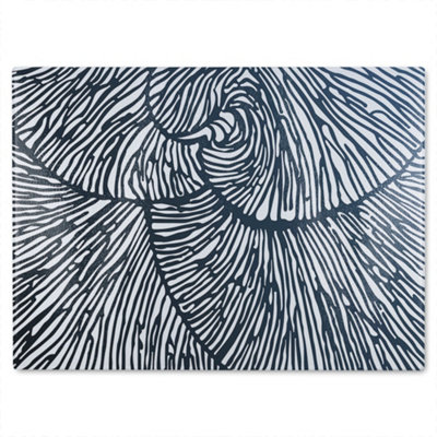 Design with natural analogues texture Designer Glass Chopping Board