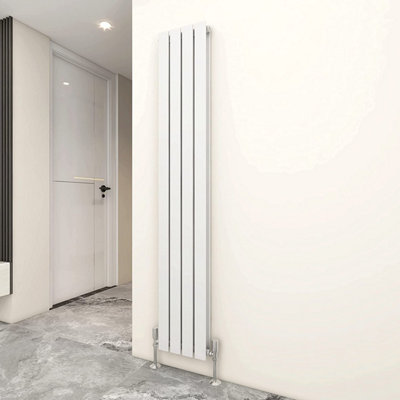Designer Flat Panel Double Radiator 1800x272 White by MCC at B&Q