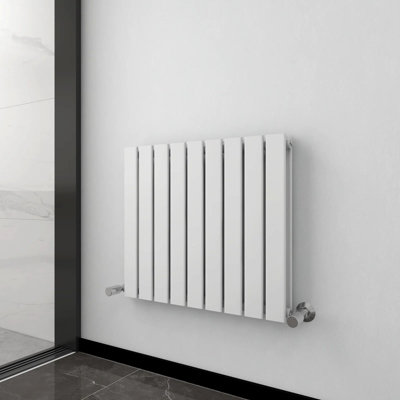 Designer Flat Panel Double Radiator 600x612 White by MCC | DIY at B&Q