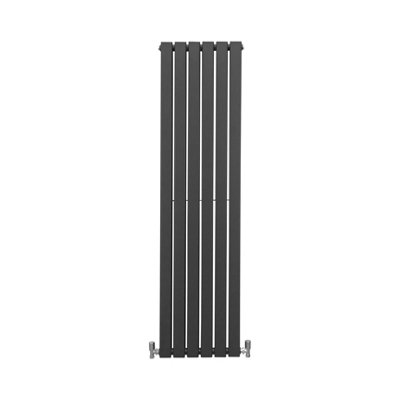 Designer Flat Panel Radiators Anthracite Grey 1600mm x 420mm | DIY at B&Q