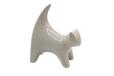 DESIGNO Abstract Ceramic Cat Figurine Ornament Sculpture Statue Art Gift