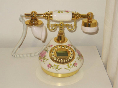 DESIGNO Replica Antique Telephone Vintage Home Landline Corded Working ...