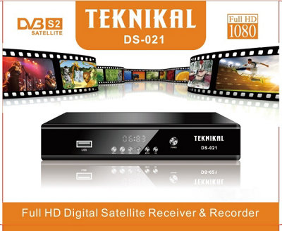 Designo TEKNIKAL Full HD Satellite Receiver Set Top Box + Recorder ...