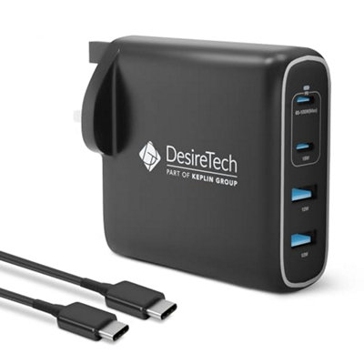 Desiretech 100W USB C Charger with Cable & Fast Charging, 4 Port USB C ...