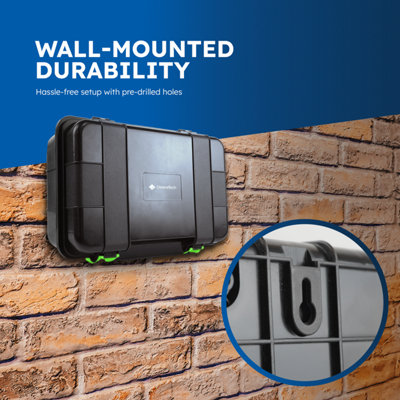 Desiretech Weatherproof Outdoor Electric Box with 4 Gang 10m Extension ...