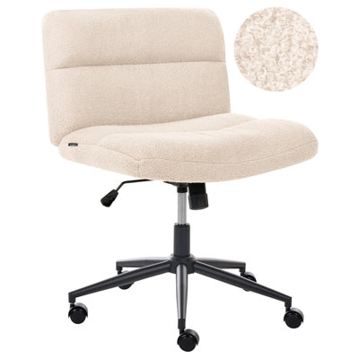 Desk Chair CATLIN Boucle Light Beige