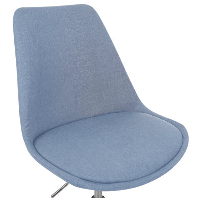 Desk Chair Fabric Light Blue DAKOTA