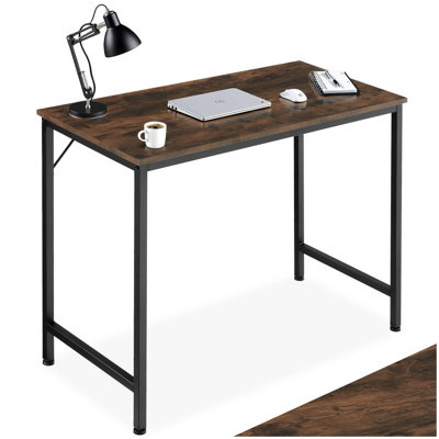 Desk Jenkins - computer, writing, study table 80 cm - Industrial wood ...
