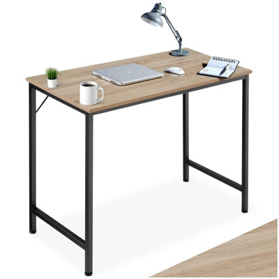 Desk Jenkins - computer, writing, study table 80 cm - industrial wood ...