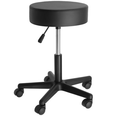 Desk Stool Werner - height adjustable, rotatable, good padding, 5 ...