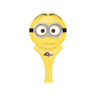 Despicable Me Dave Foil Balloon Yellow (One Size)
