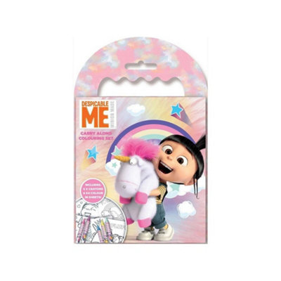 Despicable Me Fluffy Colouring Set (Pack of 69) Multicoloured (One Size)