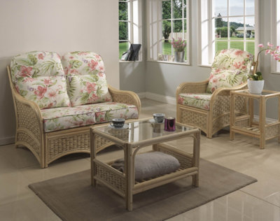 Desser Chelsea Natural Rattan Conservatory Armchair Real Cane Indoor ...