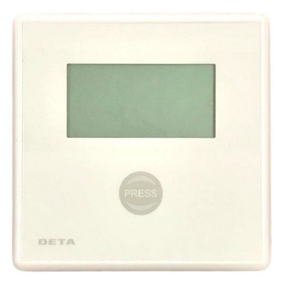 Deta 1142 Carbon Dioxide (CO2) & Temperature Monitor (Mains Powered) at B&Q