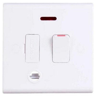 Deta S1373 Slimline Switched Fused Spur Connection Unit with Neon ...