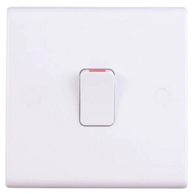 Deta S1390 Slimline Double Pole Switch 20 Amp
