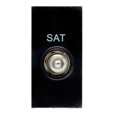 Deta S1437BK Modular F Type Satellite Euro Module (Black)