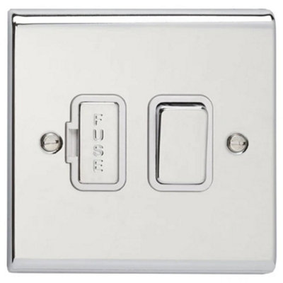 Deta SD1370CHW Slimline Décor Switched Spur Connection Unit - 13 Amp ...