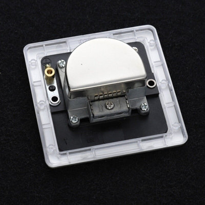 DETA VE1265SSB TV Aerial Freeview RF & DAB FM Wall Faceplate Stainless ...