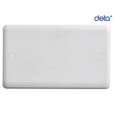 Deta Vimark VC1201 Blanking Plate 2-Gang DETVC1201