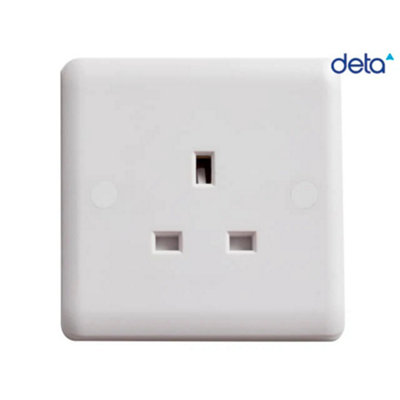 Deta Vimark VC1206 Unswitched Socket 1-Gang 13A DETVC1206