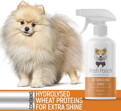 Detangling Spray For Dogs 2 in 1 Knot Tangle Remover & Conditioner ...
