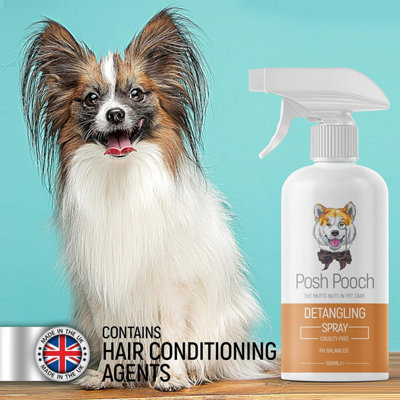 Detangling Spray For Dogs 2 in 1 Knot Tangle Remover & Conditioner ...