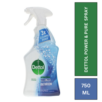 DETTOL POWER & PURE 750ML SPRAY ADVANCED BATHROOM x 6