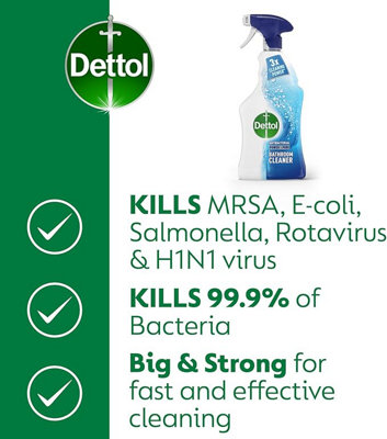 DETTOL POWER & PURE 750ML SPRAY ADVANCED BATHROOM x 6