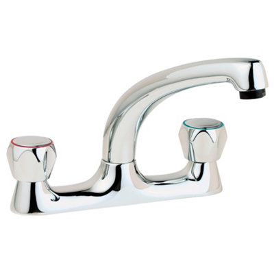 Deva Profile DCM105 Kitchen Sink Bridge Mixer Tap - Chrome Finish ...